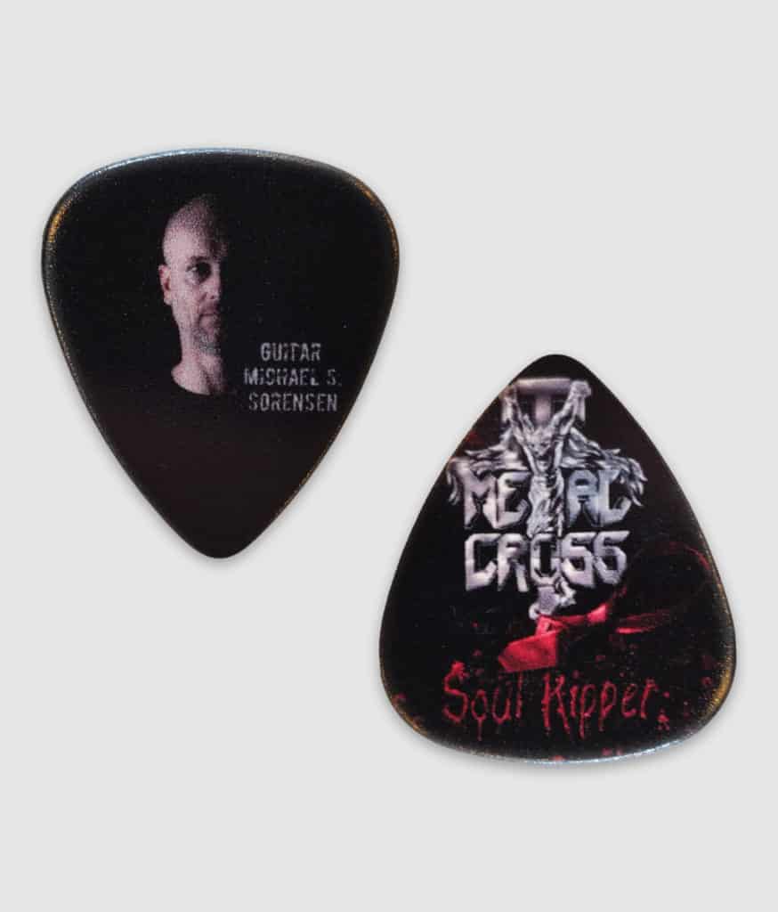 Metal Cross – Guitar Picks (3 stk) – Merch City