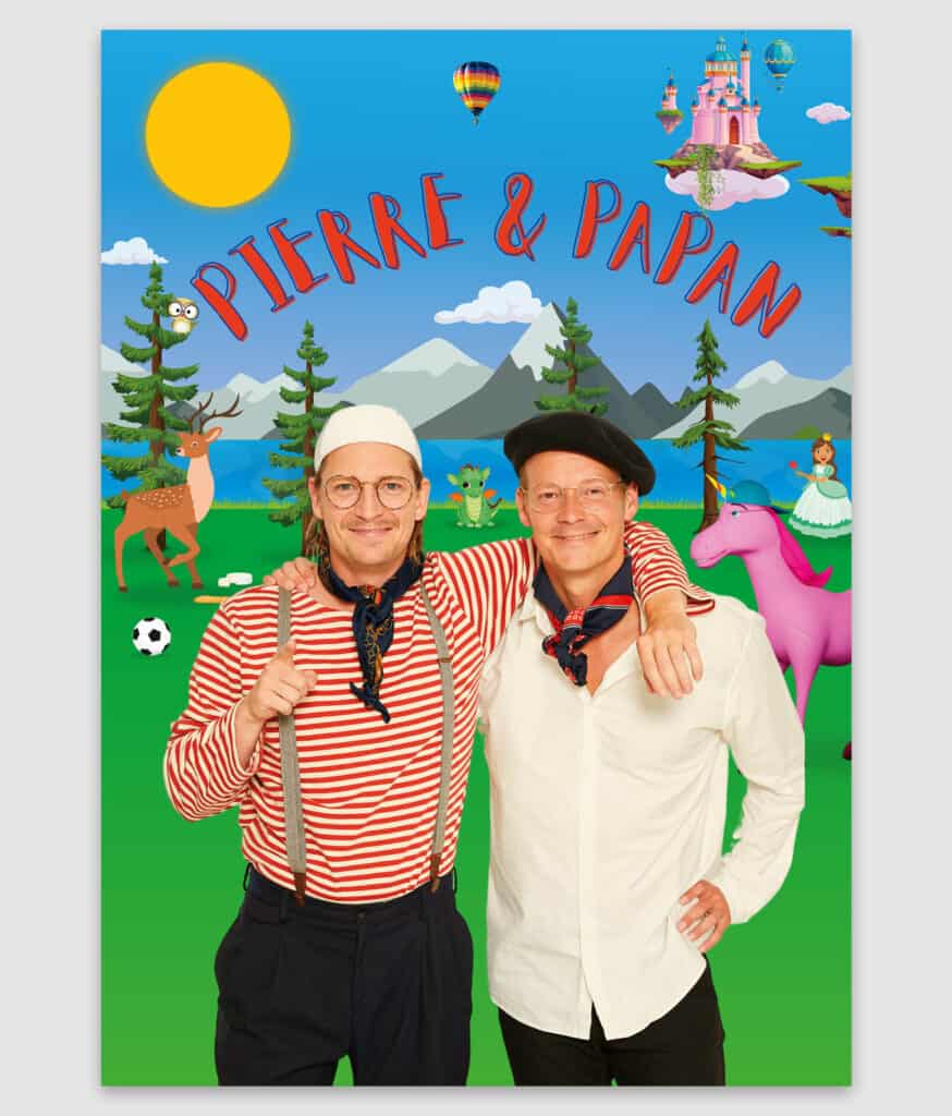 Pierre & Papan – Natur og slot (plakat) – Merch City