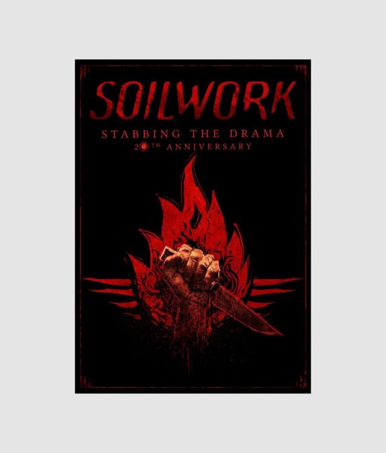 Soilwork – Stabbing the Drama 20th Anniversary Poster – Merch City